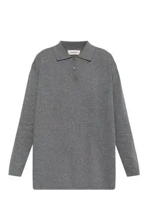 LISA YANG Buttoned Polo Knitwear - Grey