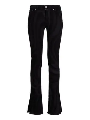 Emilio Pucci Printed High-rise Straight-leg Jeans - Black