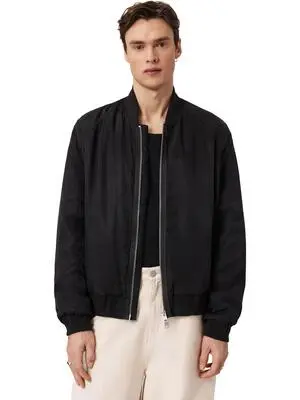 ALLSAINTS Nyx Oversized Bomber Jacket - Black