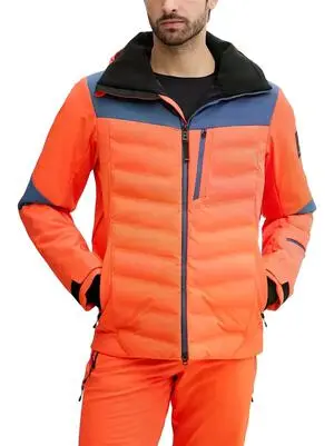 Bogner Quilted Hooded Skiwear - Orange