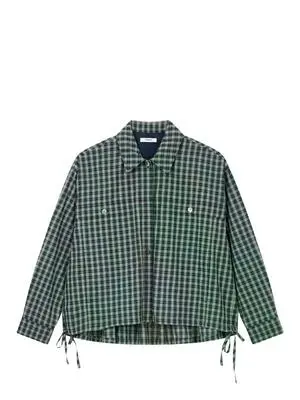 STUDIO TOMBOY Check-pattern Shirt - Green