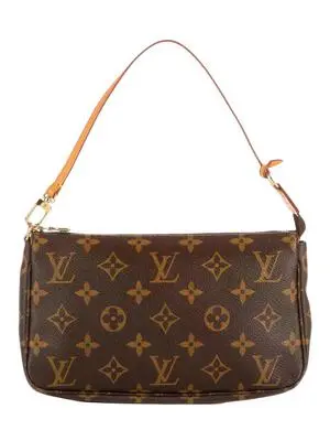 LOUIS VUITTON Monogrammed Shoulder Bag - Brown