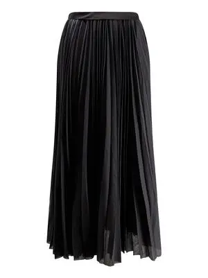 R2W Arissto Pleated Skirt - Black