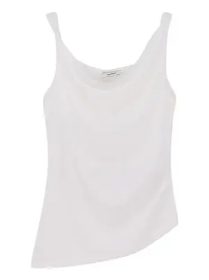 R2W Air Twisted Cotton And Modal Top - White