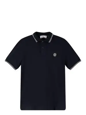 Stone Island Organic Cotton Polo Shirt - Blue