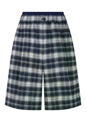 STUDIO TOMBOY Check-pattern Shorts - Blue
