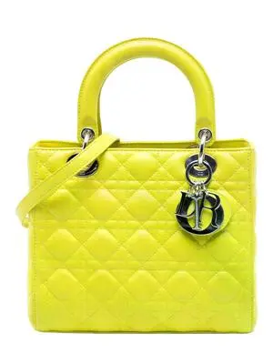 Dior 2013 Medium Lady Satchel - Yellow