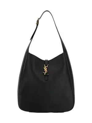 Saint Laurent Le 5 A 7 Large Shoulder Bag - Black