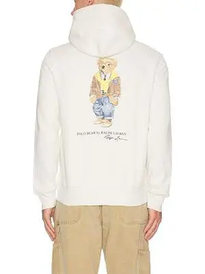 Polo Ralph Lauren Polo Script Heritage Bear Hoodie - Nevis