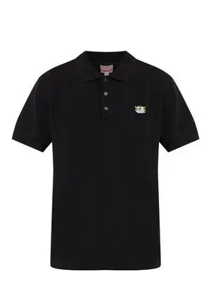 Kenzo Polo With Patch - Black
