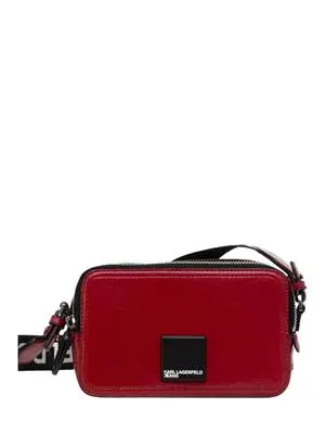 Karl Lagerfeld Logo Strap Belt Bag - Red