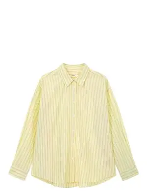 STUDIO TOMBOY Striped Button-down Shirt - Yellow