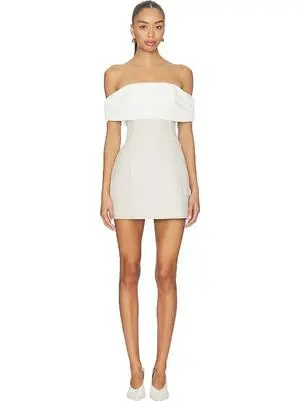 MAUDE CLUB Jolie Dress - Stone White