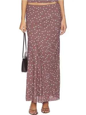 SOVERE / Delilah Skirt - Mocha Polka Dot