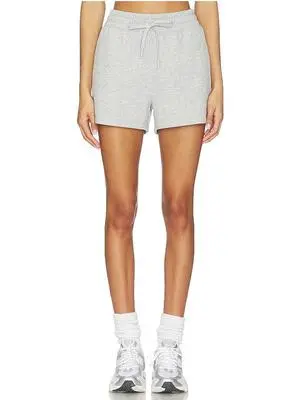 Beyond Yoga Luxefleece Sweatshort - Light Gray Heather