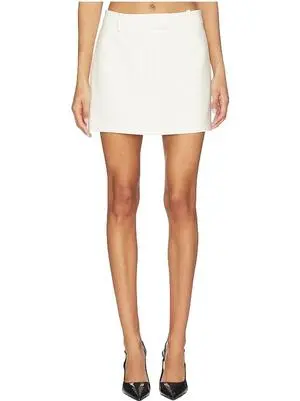 LOVERS AND FRIENDS Paola Mini Skirt - White