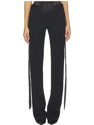 Attico Long Suit Pant - Black