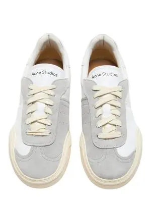 Acne Studios Leather Sneakers - White,white