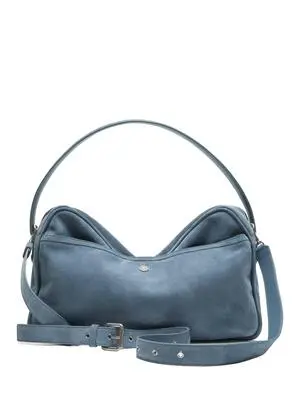 Acne Studios Camera Suede Shoulder Bag - Denim Blue