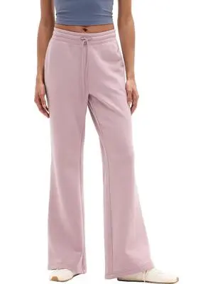 Athleta Forever Fleece Flare Pant - Blush