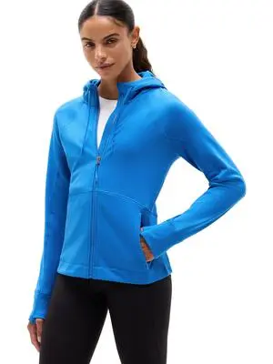 Athleta Fleece Lined Full Zip Jacket - Breaker