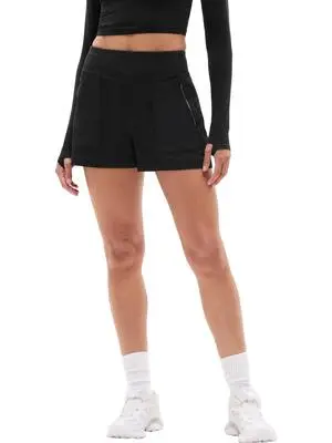 Athleta Mid-rise Running Short - Black