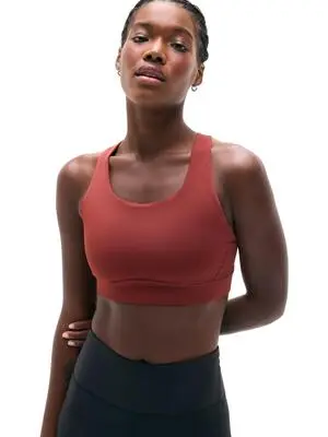 Athleta Interval Sports Bra D-dd - Cinnamon