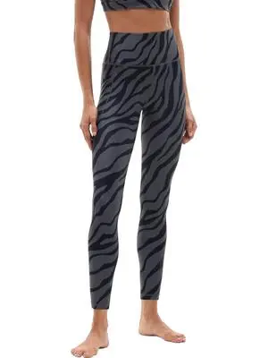 Athleta Salutation Stash High Rise 7/8 Legging - Zebra Slate