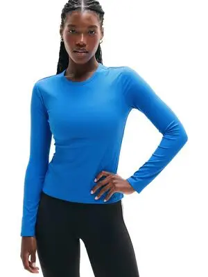 Athleta Signature Ribbed Top Breaker