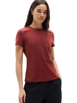Athleta Slim Tee Dried Cinnamon