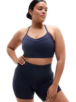 Athleta Vital Sports Bra D-dd - Navy