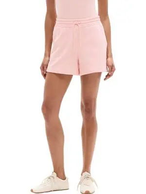 Athleta Forever Fleece Mid-rise 4" Short - Pink Sand