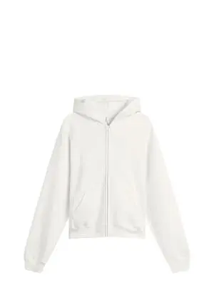 SKIMS Cotton Fleece Classic Zip Up Hoodie - Marble