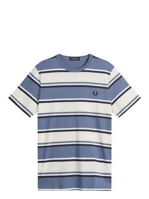 Fred Perry Bold Striped T-shirt - Ace Blue