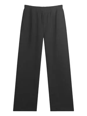 SKIMS Cotton Fleece Classic Straight Leg Pant - Onyx