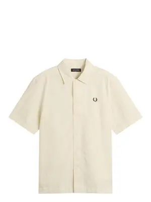 Fred Perry Logo Shirt - Ecru