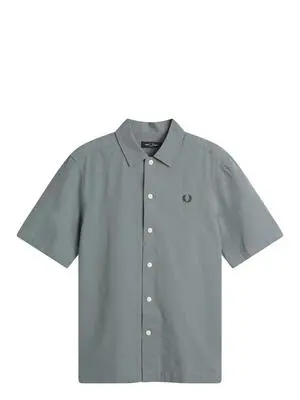 Fred Perry Logo Shirt - Stockport Blue
