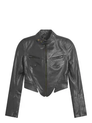 KNWLS Claw Leather Jacket - Black