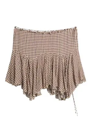 KNWLS Tess Gingham Skirt