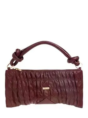 Cult Gaia Hera Ruched-effect Tote - Red