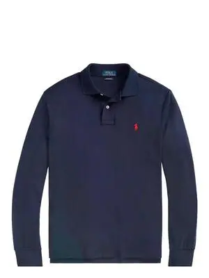 Polo Ralph Lauren Long-sleeve Logo Polo Shirt Blue