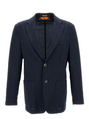 Barena Venezia Single-breasted Borgo Jacket - Blu