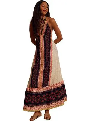 Free People Serene Maxi Dress - Ivory Combo