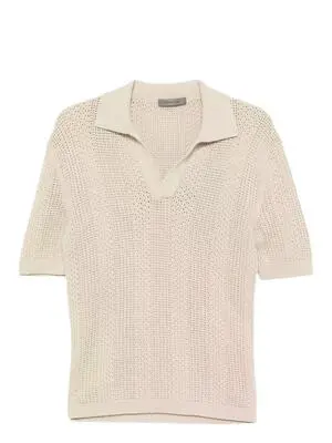 Corneliani Open-stitch T-shirt - Neutrals