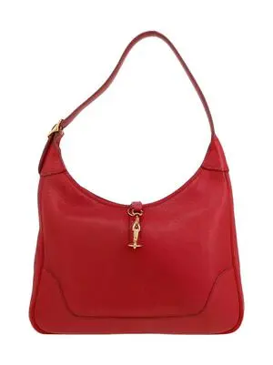 Hermès 1998 Trim Shoulder Bag - Red