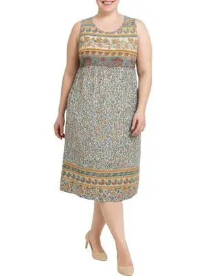 STANDARDS & PRACTICES Floral Empire-waist Dress - Floral Print