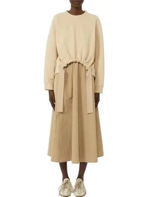 Max Mara Destino Sweatshirt & Dress Set - Hazelnut Brown