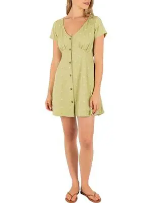 HURLEY Wavy Dot Mini Dress