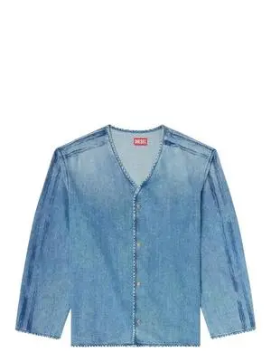 DIESEL® D-cadi-s V-neck Shirt - Blue