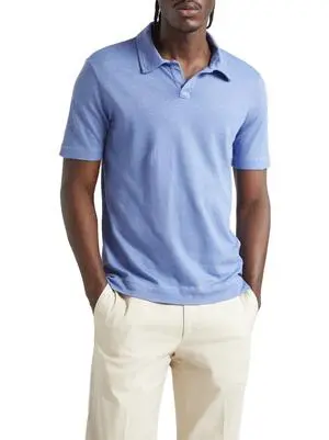 Massimo Alba Aruba Linen & Cotton Polo - Tulip